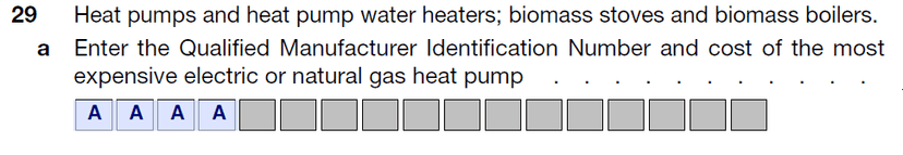 Qualified Manufacturer Identification Number (QMID) | Form 5695 Code ...